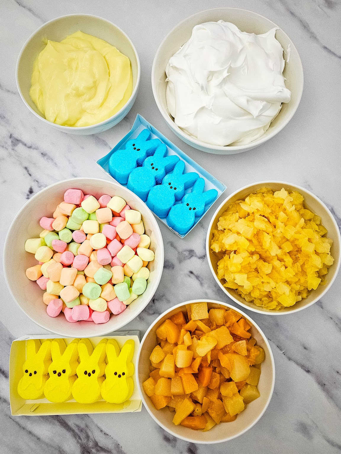 Easter Fluff Salad with Peeps – A Cute & Fluffy Holiday Treat!