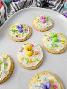 M&Ms Bunny Easter Sugar Cookies – Easy and Festive