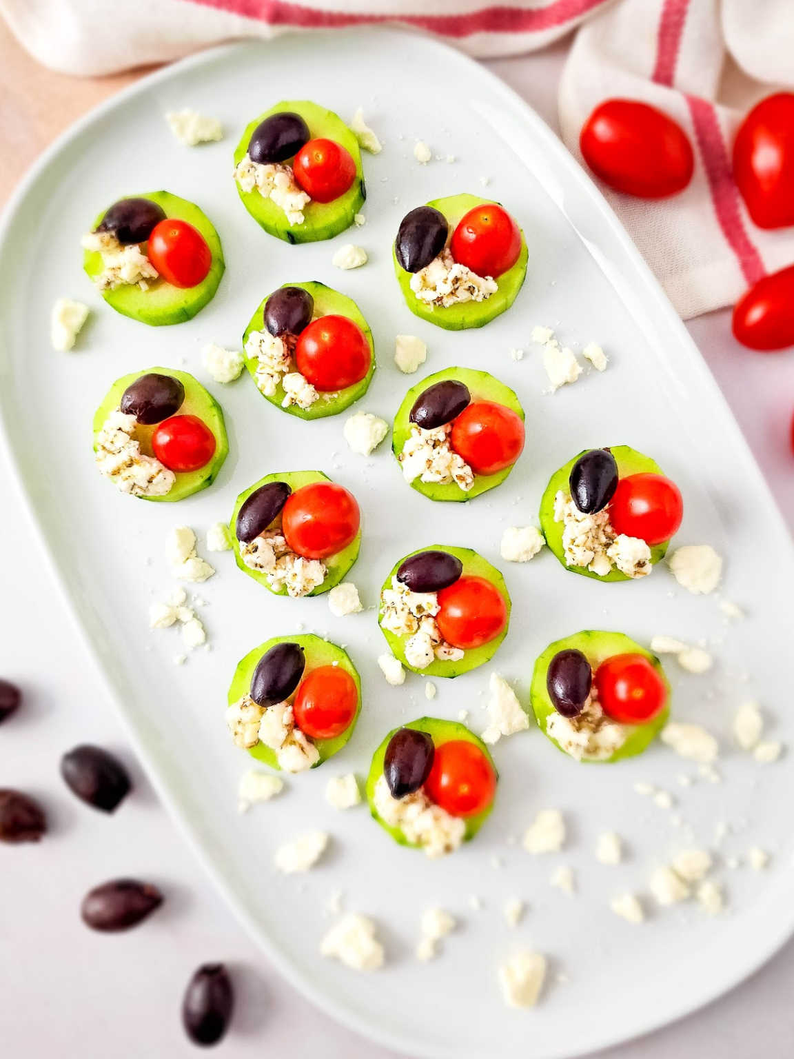 Greek Salad Bites – Easy & Delicious Cucumber Appetizer