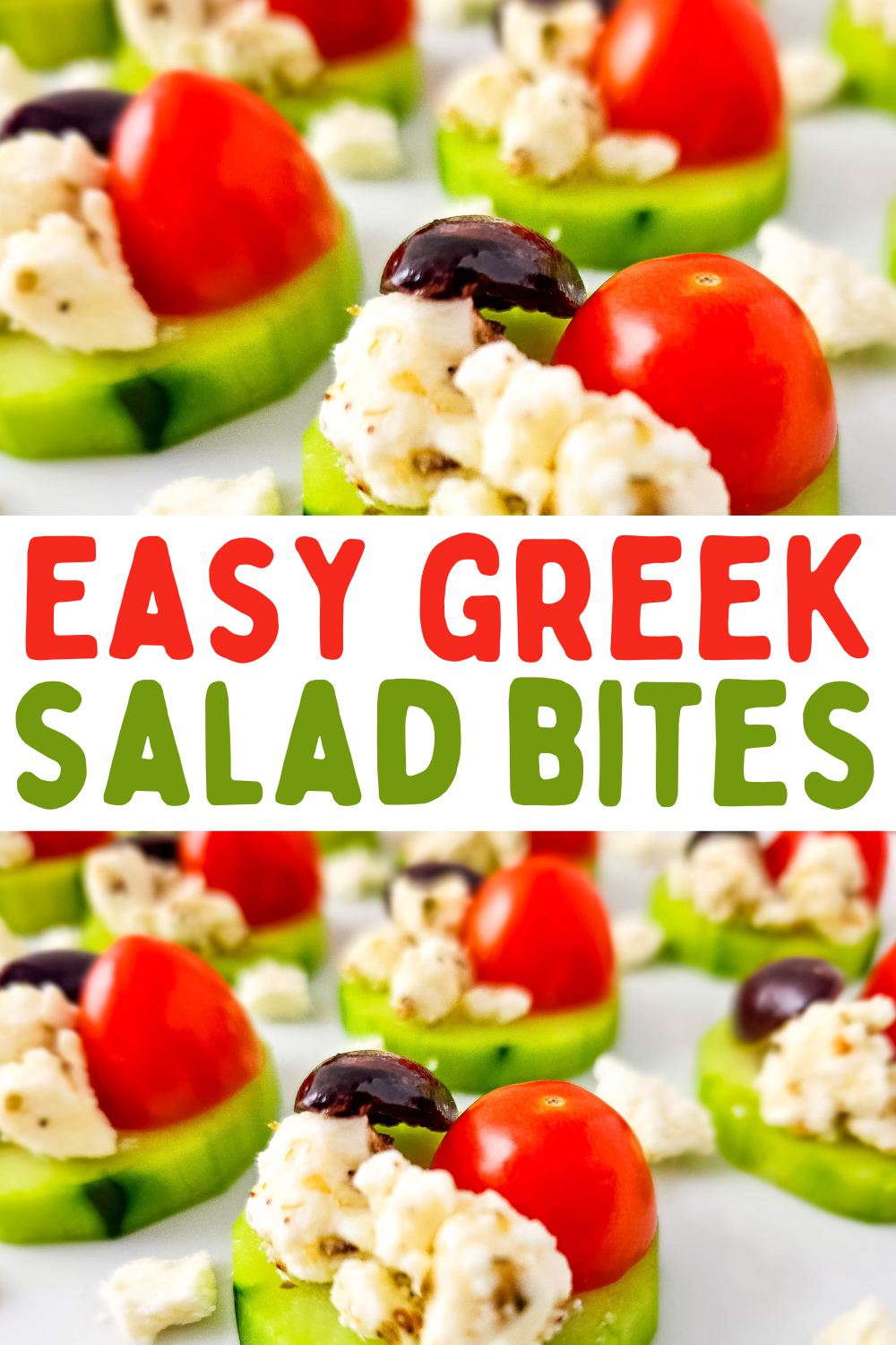 Greek Salad Bites – Easy & Delicious Cucumber Appetizer