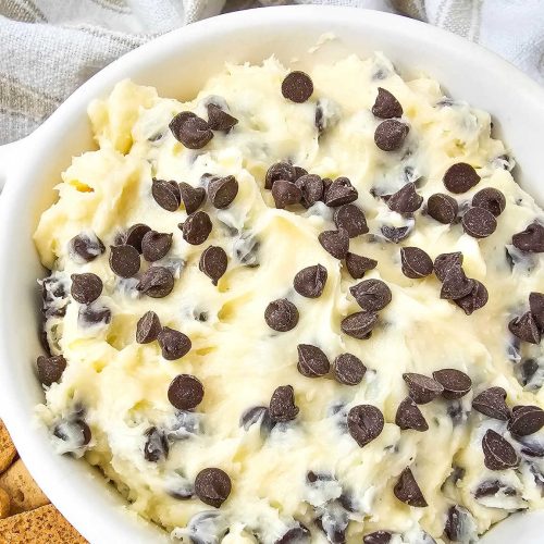 Cream Cheese Chocolate Chip Dip - Easy No Bake Party Treat