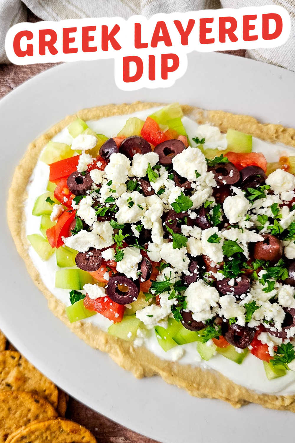 Greek Layered Dip - The Ultimate Mediterranean Appetizer