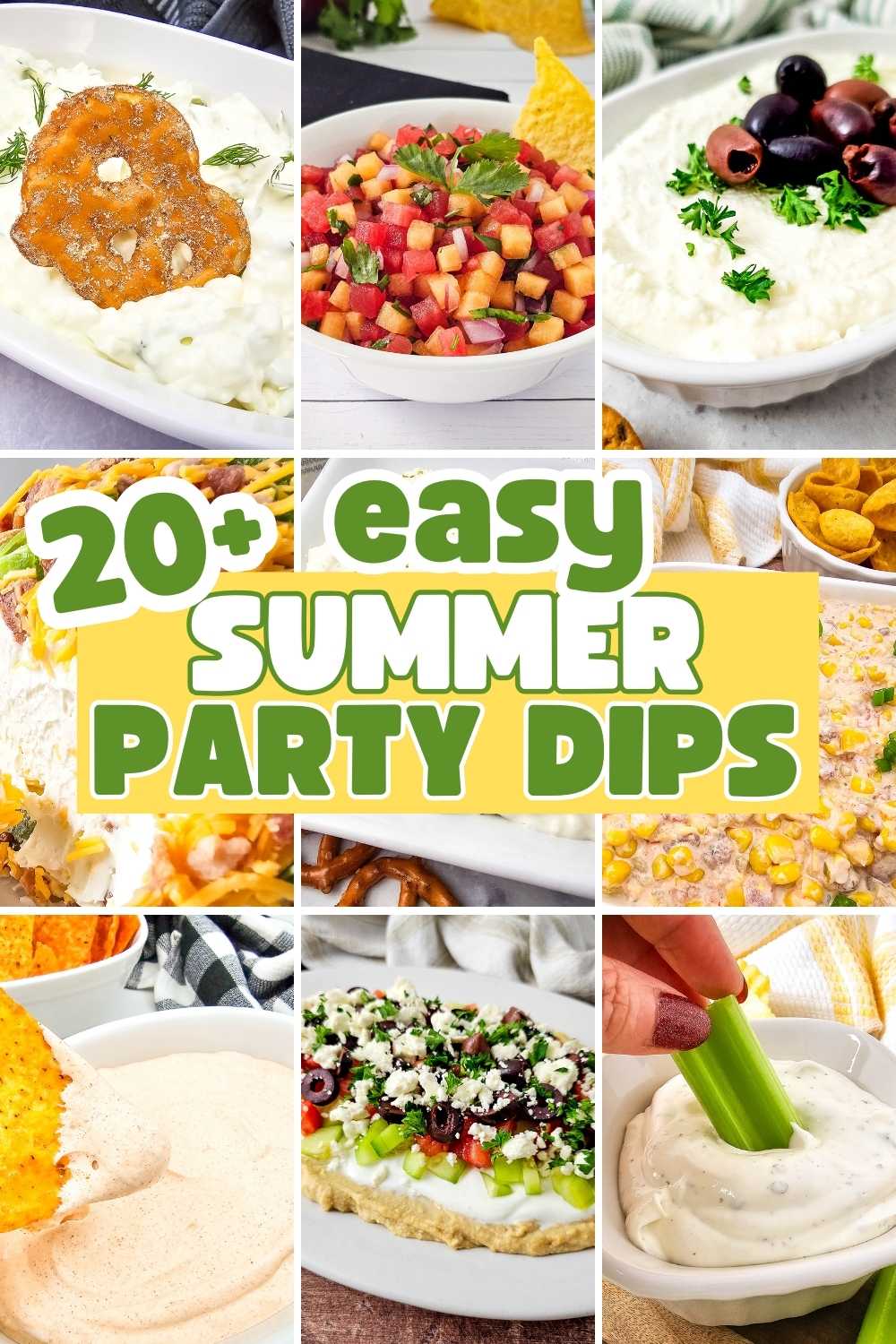20+ Easy Summer Dip Recipes for Parties, Picnics, and BBQs
