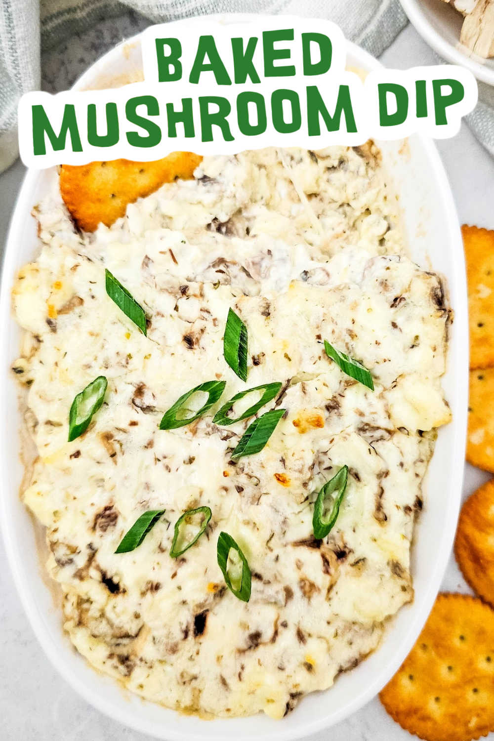 Cheesy Baked Mushroom Dip – Easy Hot Appetizer Recipe