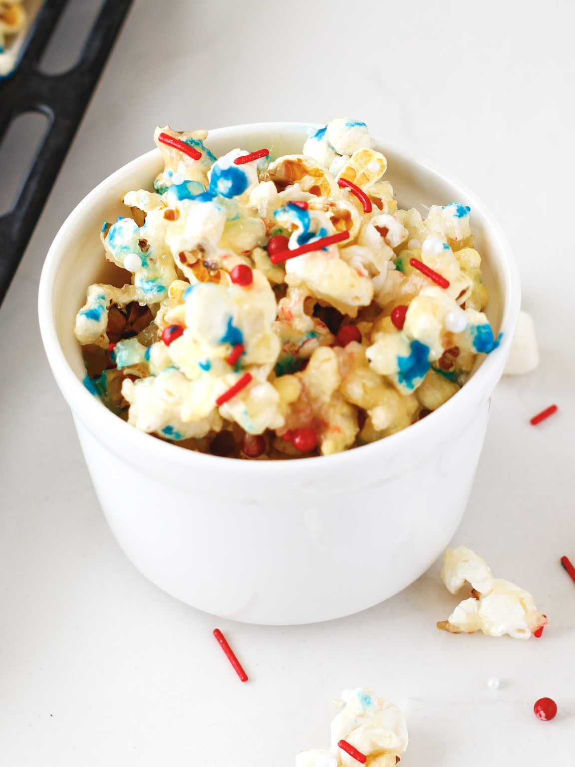 Red, White and Blue Popcorn – Easy 4th of July Patriotic Treat