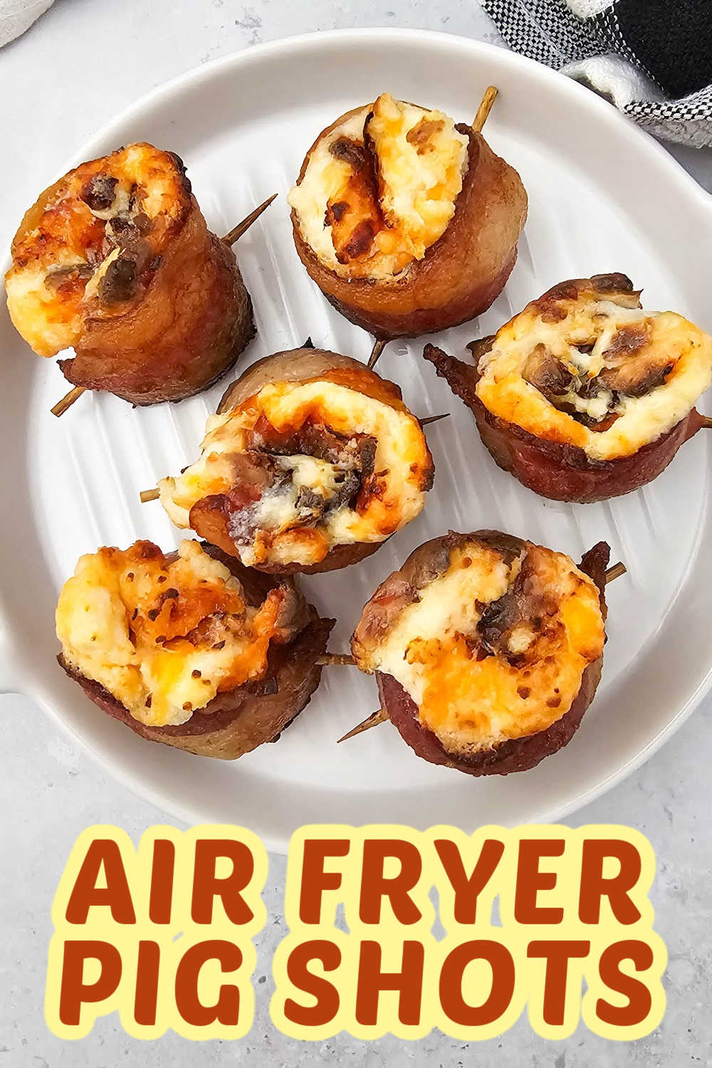 Air Fryer Pig Shots - Easy Bacon Wrapped Appetizer