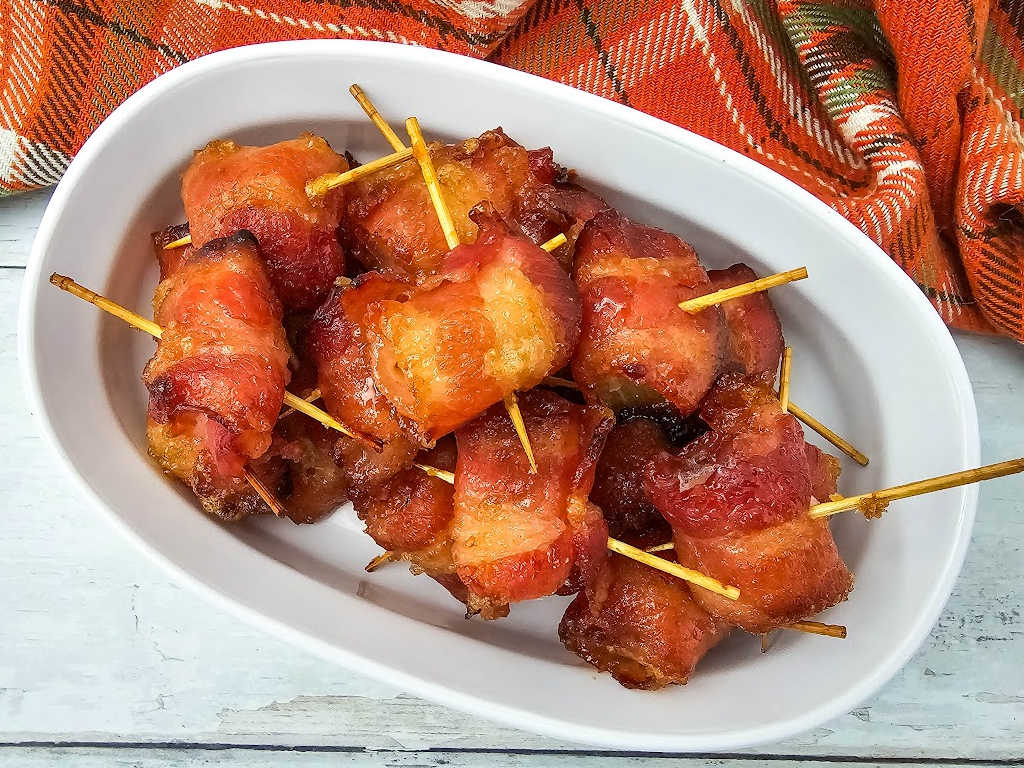 Bacon Wrapped Pineapple Bites – Easy Party Appetizer