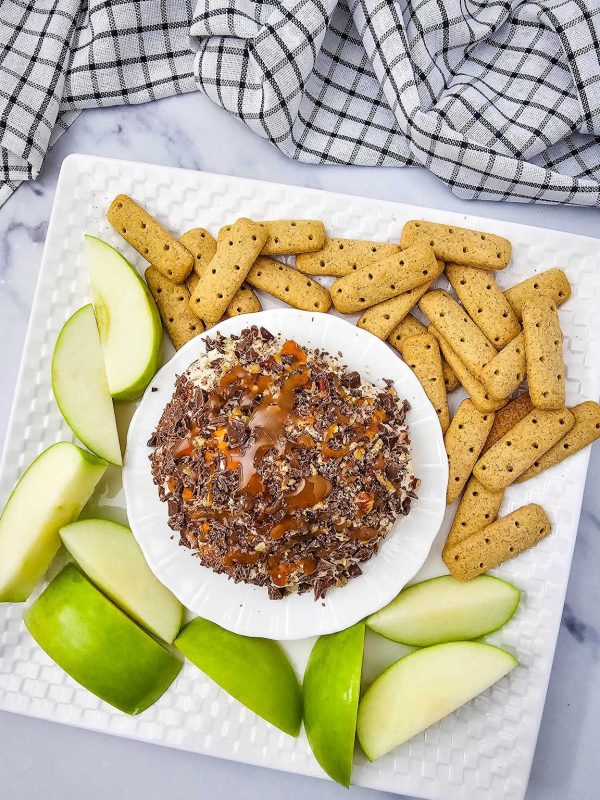 Caramel Apple Cheese Ball - The Perfect Fall Dessert Dip