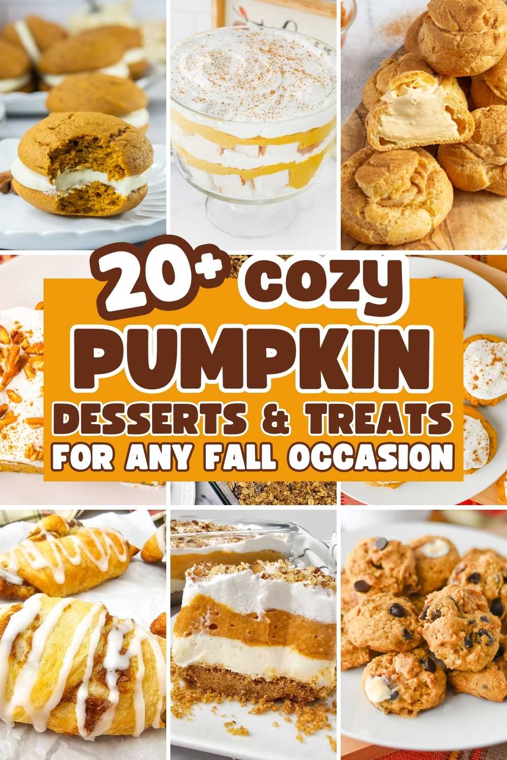 20+ Easy Pumpkin Dessert Recipes for Fall - Cakes, Cookies
