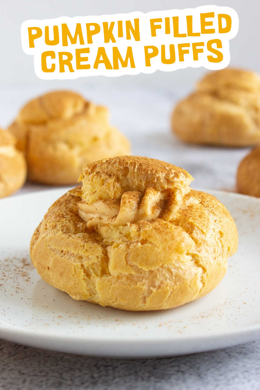 Pumpkin Filled Cream Puffs - A Cozy Fall Dessert