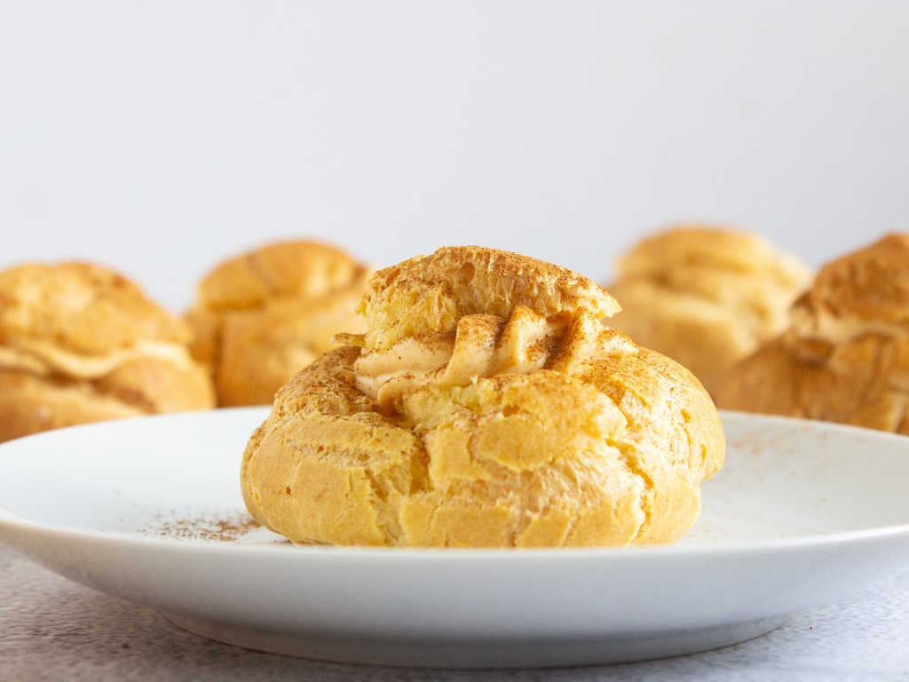Pumpkin Filled Cream Puffs - A Cozy Fall Dessert