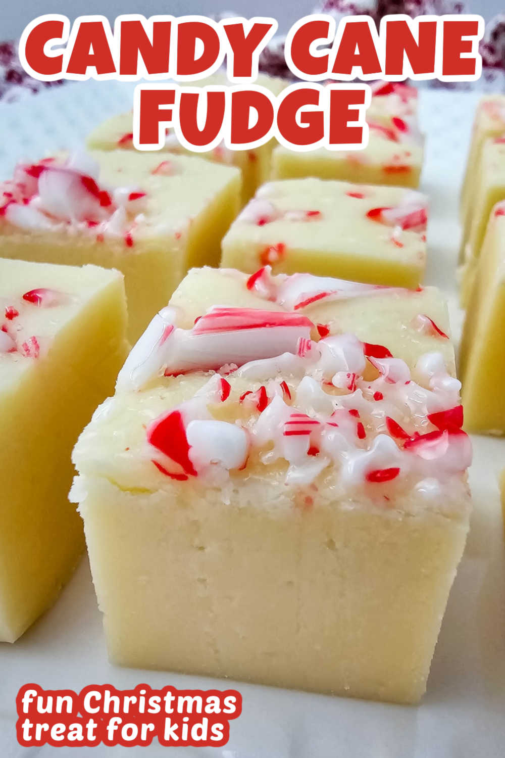 Easy Candy Cane Fudge Recipe - Festive Holiday Treat