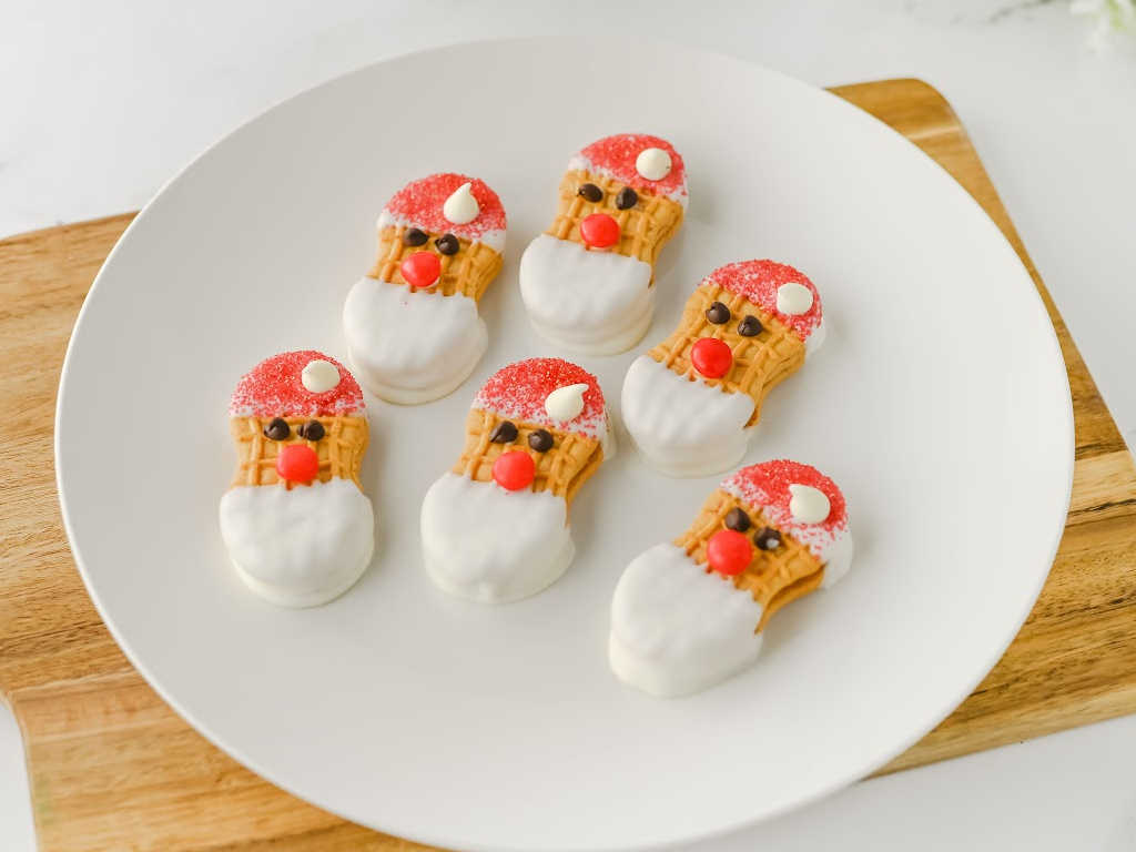 Nutter Butter Santa Cookies - The Cutest Christmas Treat