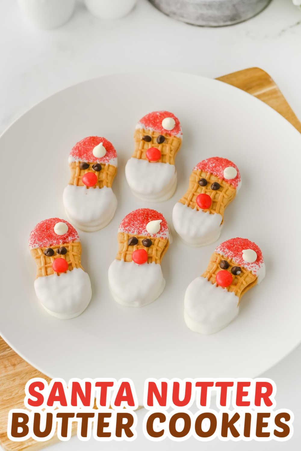Nutter Butter Santa Cookies - The Cutest Christmas Treat