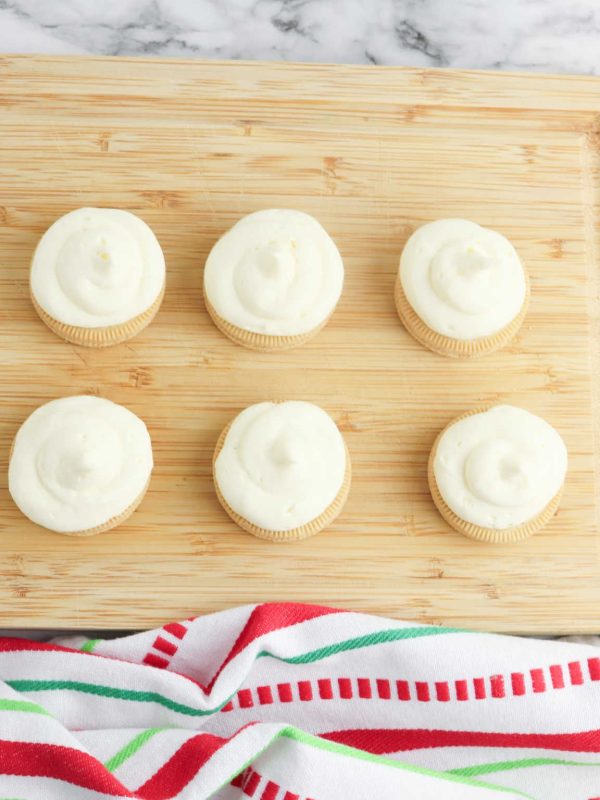 Santa Hat Mini Cheesecakes - Festive Christmas Dessert Bites