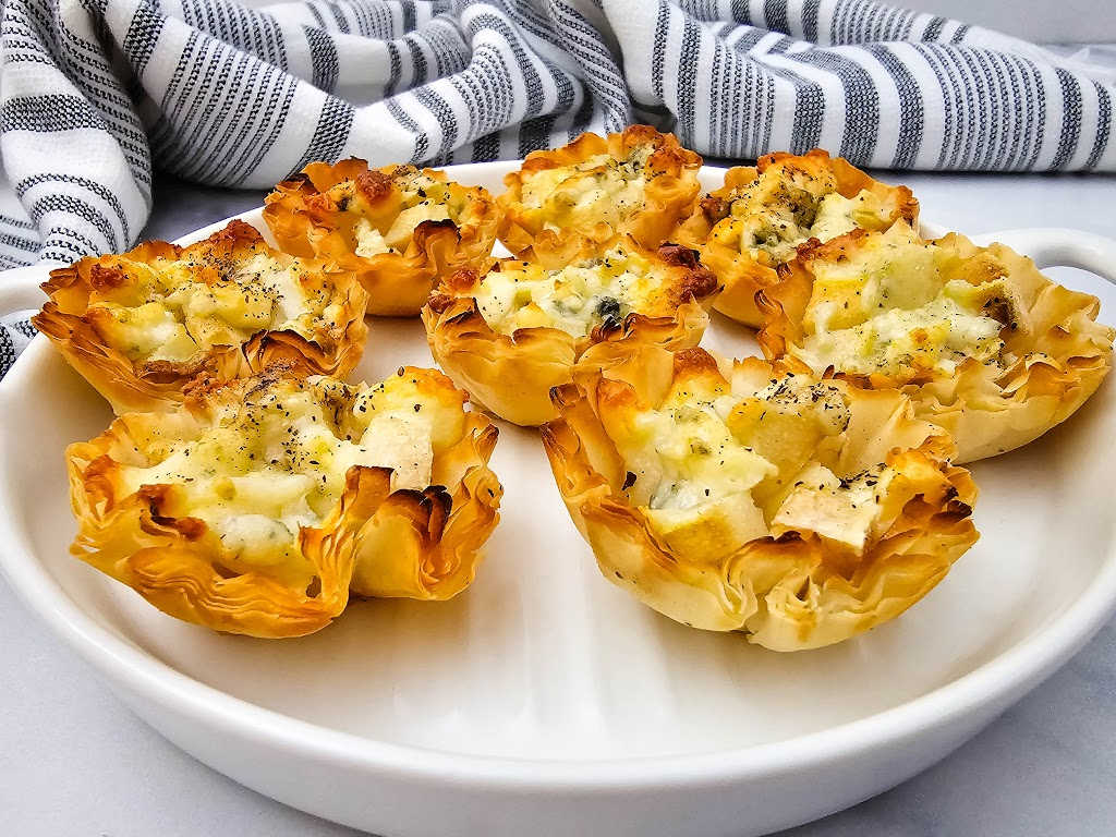 Blue Cheese and Pear Tartlets - Perfect Holiday Party Appetizer